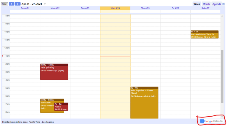 Schedule - Seattle Makers